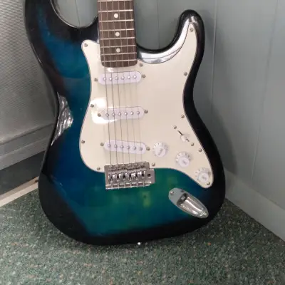 Bc Strat 2000's Green Burst | Reverb