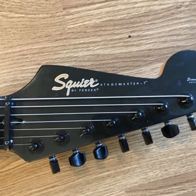Squier Stagemaster 7 String HH 2000 Metallic Gray | Reverb