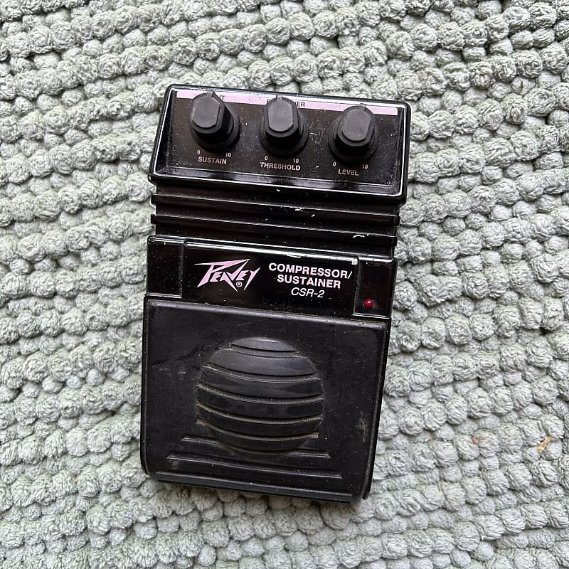 Peavey CSR-2 Compressor/Sustainer Guitar/Bass Effects Pedal | Reverb