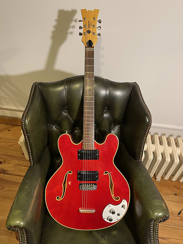 Mosrite Celebrity USA 1968 red semi acoustic 335 / 330 type | Reverb