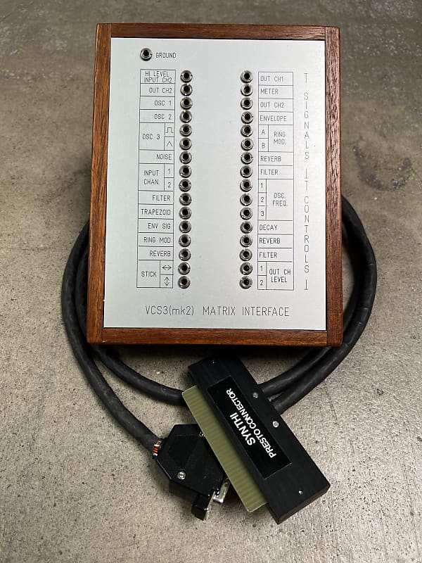 Ems Synthi Vcs3 Presto Connector 2010s Reverb
