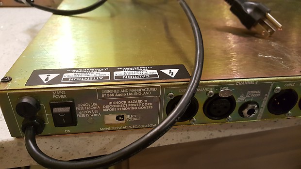 BSS DPR-404 rackmount 4 channel compressor and de-esser | Reverb