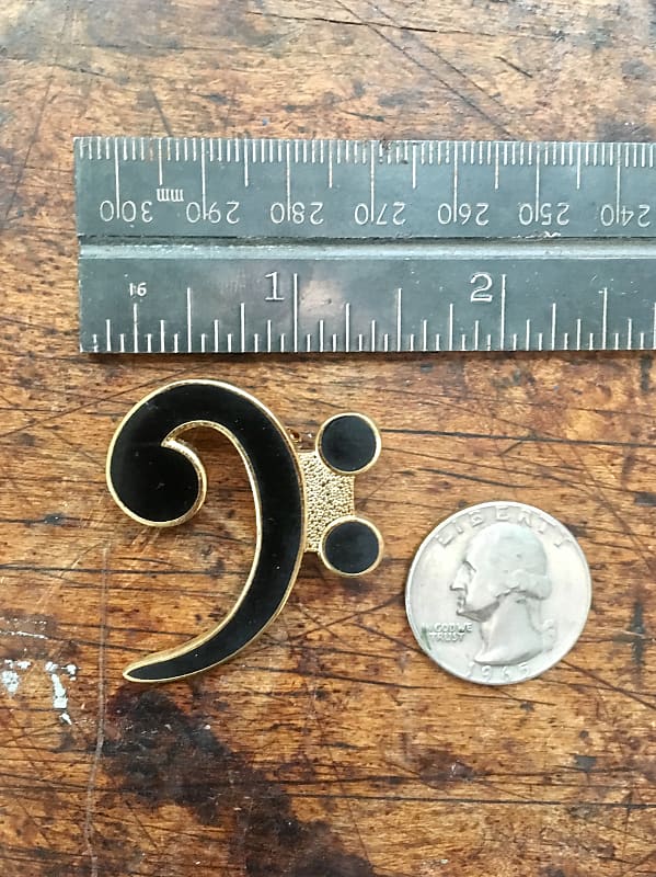 AIM bass clef pin | Reverb