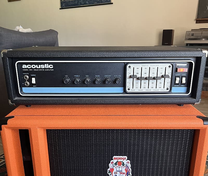 Acoustic Control Corp Model 450 Vintage Bass Guitar Head 1970 | Reverb