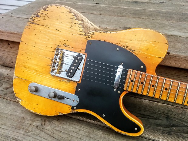 VTT 50's Blackguard Tele Butterscotch Heavy Relic | Reverb