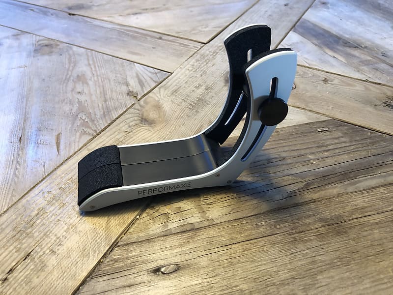PERFORMAXE Electric Guitar Leg Rest 2022 - Brushed Aluminum | Reverb