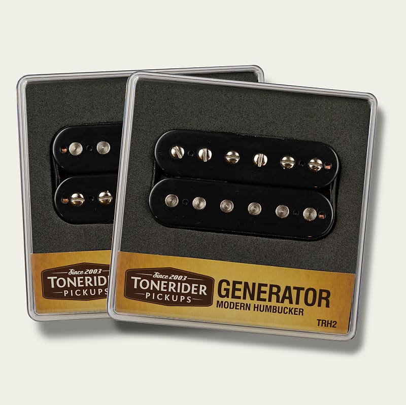 Tonerider Generator Humbucker Pickup Set Black (bridge F | Reverb