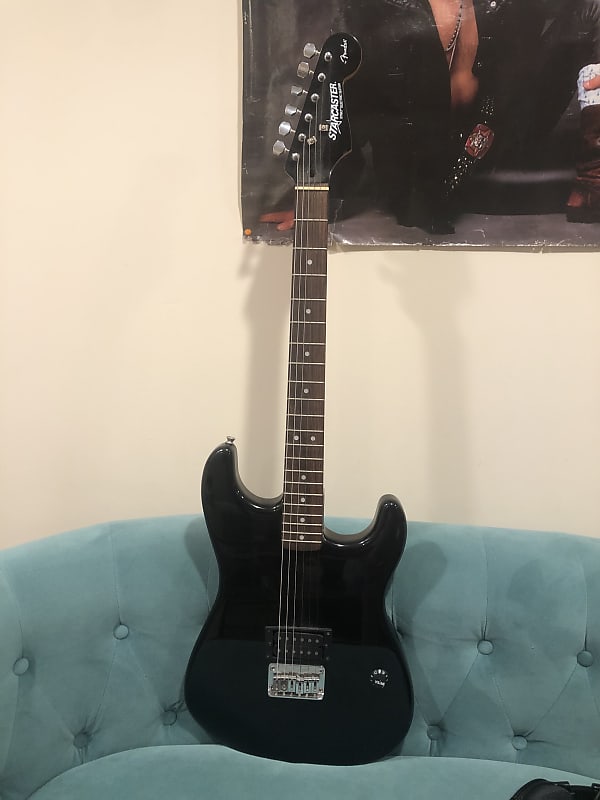 Fender Starcaster Strat 80s - Black | Reverb