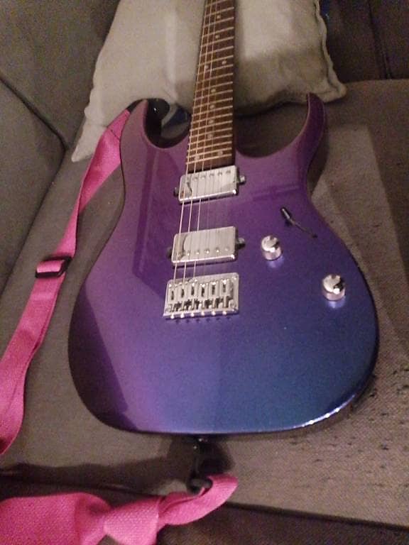Ibanez Gio carmeleon - Blue/Violet metal | Reverb Australia
