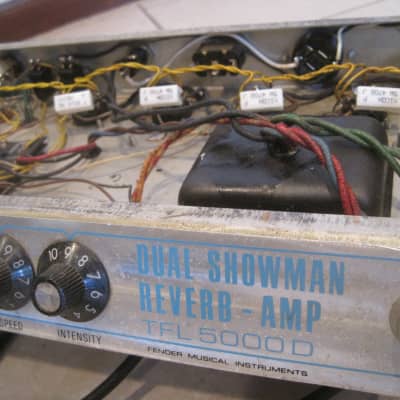 Fender Dual Showman Reverb Amplifier Chassis 1969 - Serviced, | Reverb