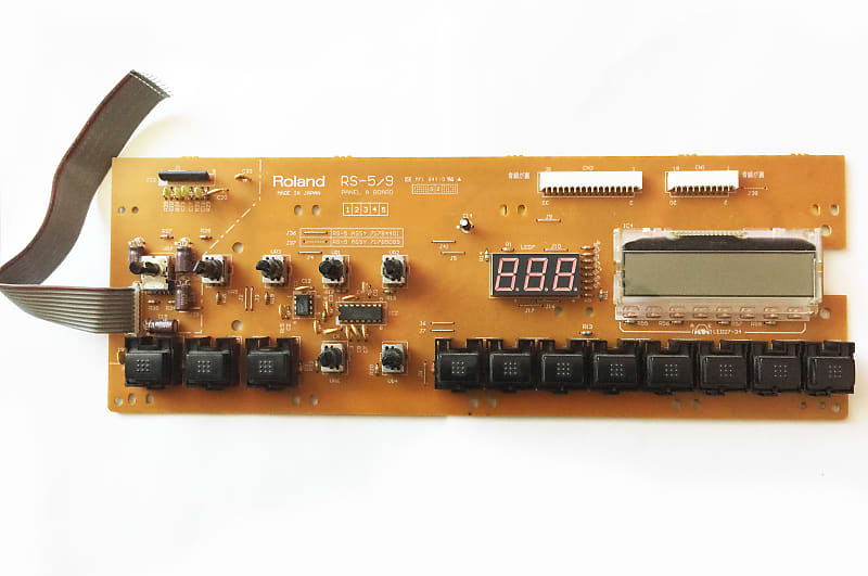 ROLAND RS-5 Synthesizer LCD Display and Left Side Button | Reverb