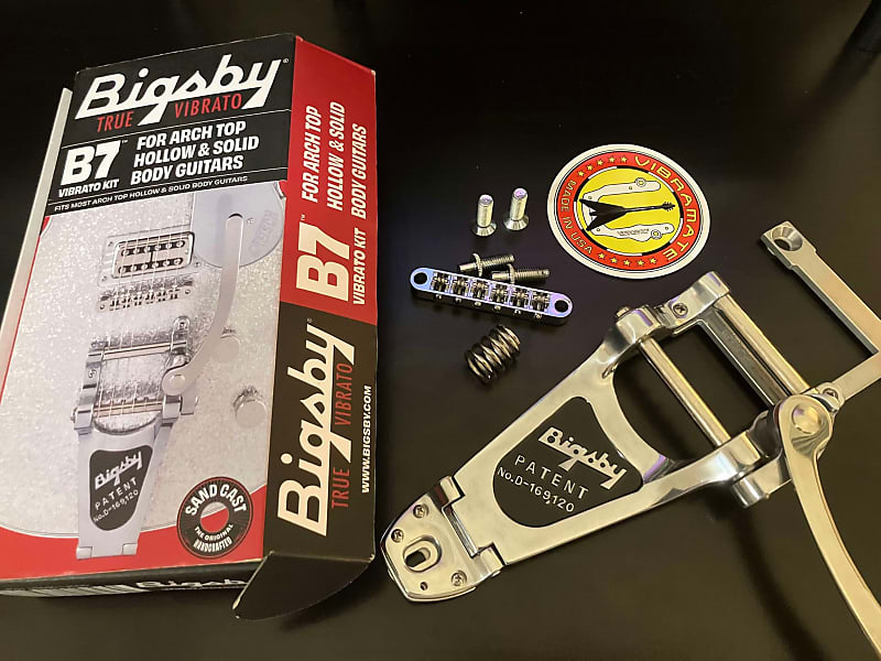 Bigsby B7 & Vibramate V7-335 G Kit For Archtop, 8.5" Long, | Reverb