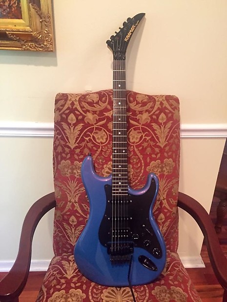 Kramer Pacer Deluxe 1987 Flip Flop Blue | Reverb