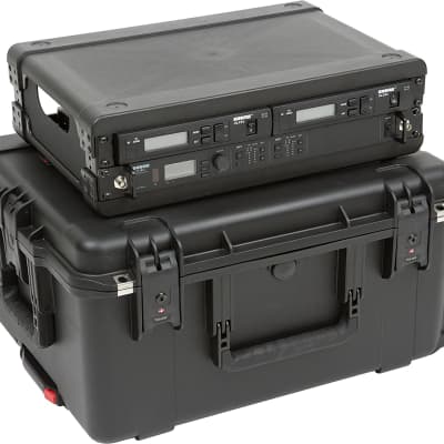 SKB 2U iSeries Wireless Microphone Fly Rack Universal Hard | Reverb