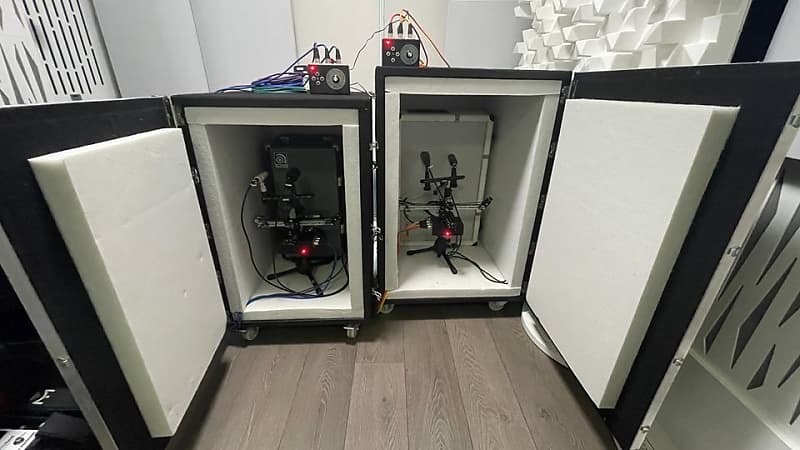 Isolation Cabinet + diymicbot, motorised microphone | Reverb Australia