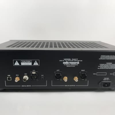 Audio Research DAC7 - Audiophile Digital Analog Converter DAC | Reverb