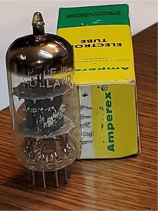 Amperex Bugle Boy 12at7 NOS/NIB made in Holland etched codes | Reverb