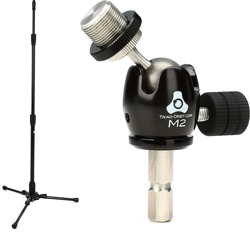Triad-Orbit T3 Tall Tripod Microphone Stand Bundle with | Reverb