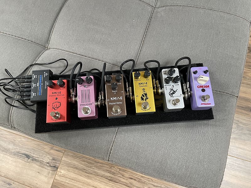 Mr Power Pedalboard complete with six pedals 15 inch 2022 - | Reverb