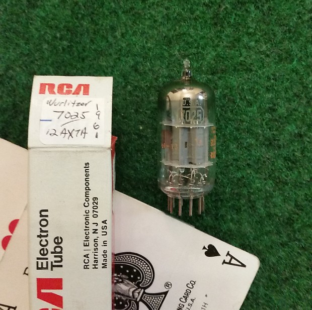 Vintage 1961 Wurlitzer-Branded RCA 7025 / 12AX7 Preamp Tube - | Reverb