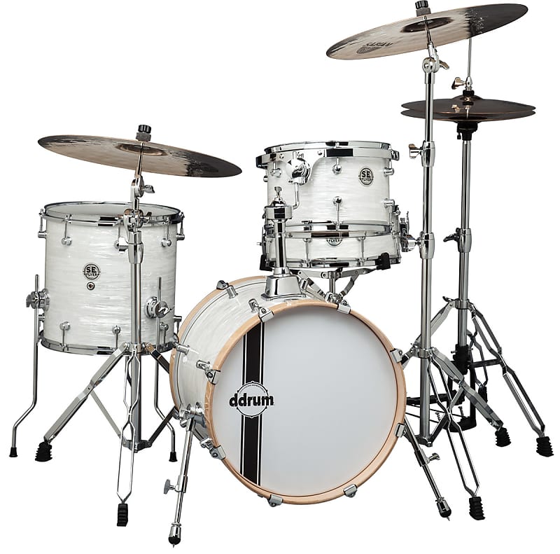 DDRUM SE FLYER 4-piece bop kit shell pack DRUM set NEW white | Reverb