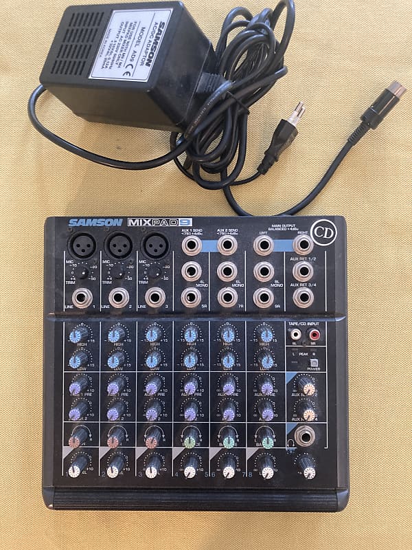 Samson MixPad 9 Professional Compact Mixer Used | Reverb