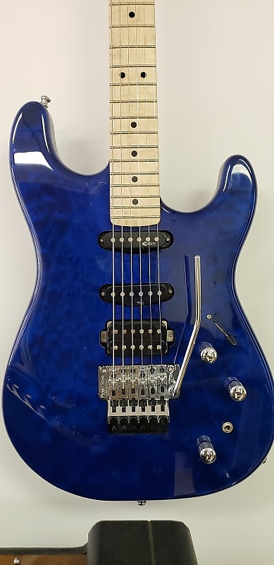 Warmoth Custom Super Strat With Sustainer 2019 Royal Blue | Reverb