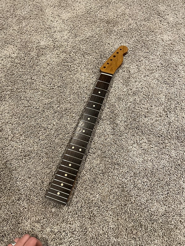 Warmoth Roasted Micro Tilt Telecaster Neck - Roasted True Oil | Reverb