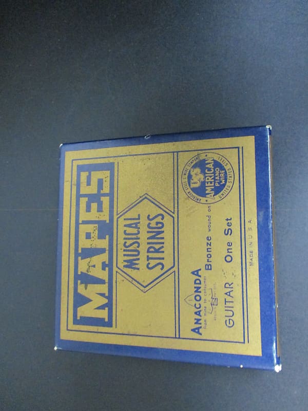 New'Old Stock'Mapes Musical Strings #1000 Anaconda Bronze | Reverb
