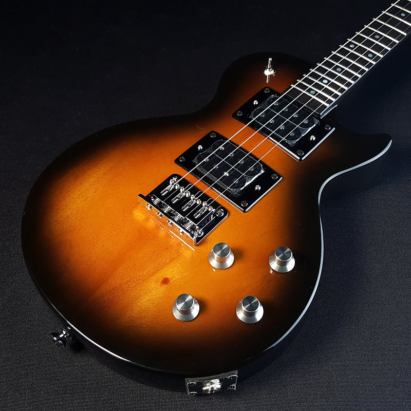 Risa Tenor Electric LP Ukulele Mahogany Sunburst Uke with Bag | Reverb