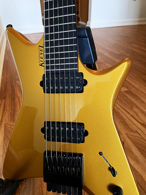 Kiesel X7 Type-X 7-String 2019 Goldtop | Reverb