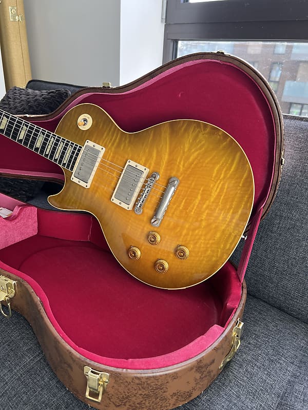 Gibson Les Paul R9 M2M 59 Reissue lefthanded 2021 - Golden | Reverb