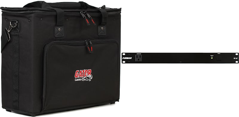 Gator GRB-4U 4U Rack Bag Bundle with Furman M-8x2 8 Outlet | Reverb