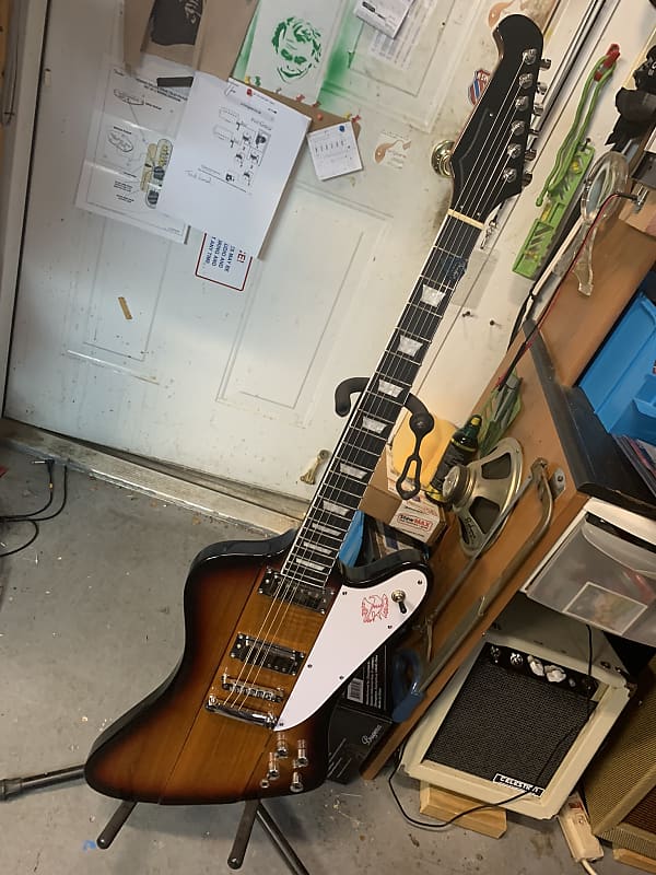 Firebird Copy Electric Guitar w/ DiMarzio Pickups. Unbranded. | Reverb