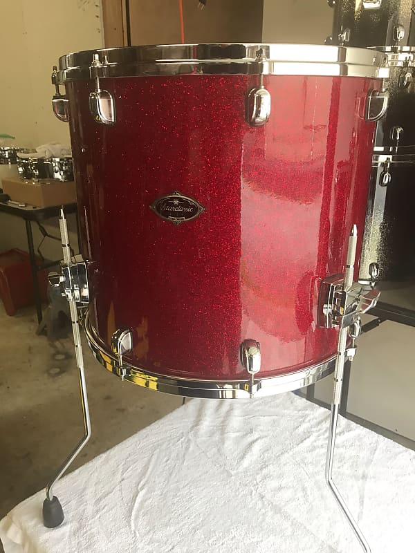 TAMA Starclassic B/B Birch/Bubinga 18" floor tom Garnet Red | Reverb