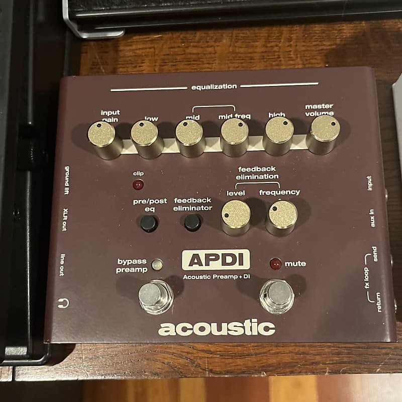 Acoustic APDI Guitar Preamp + DI 2020 - Present | Reverb