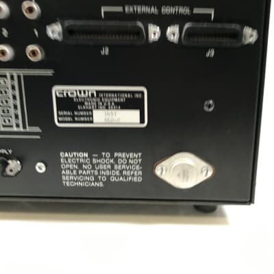 Crown DL2 Preamp and Controller w/ Phono & Original Box | Reverb