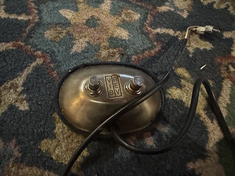 1970s Fender Twin Reverb Footswitch | Reverb