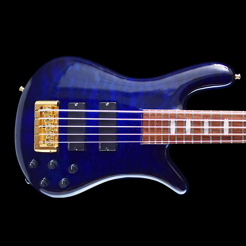 Stuart Spector Design NS-5P 1995 - Trans Blue | Reverb