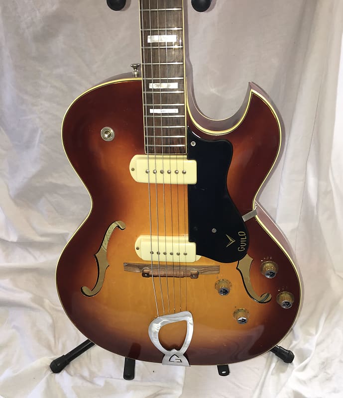 Rare Vintage 1963 Guild CE 100 D Sunburst | Reverb