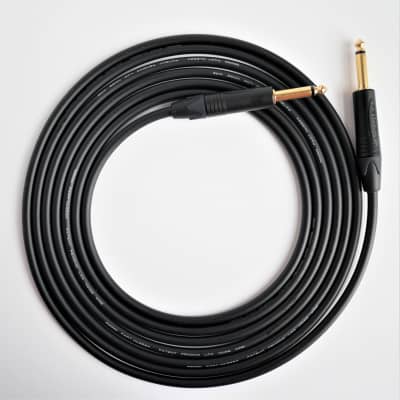 JS 10 ft New Inst Cable Mogami 2524, Gold Neutrik Plugs | Reverb