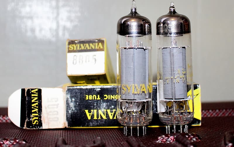 SYLVANIA 8BQ5 XL84 HOLLAND 6BQ5 EL84 SUB PERFECT MATCH PAIR | Reverb