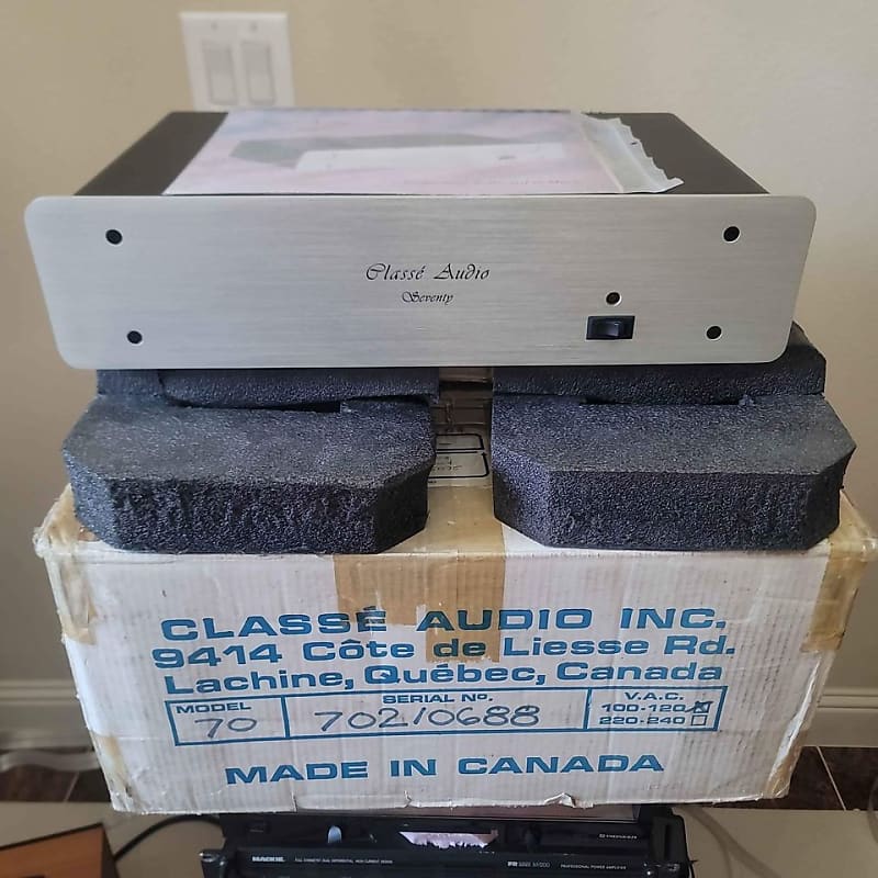 Classe Audio model 70 two channel stereo power amplifier _ | Reverb