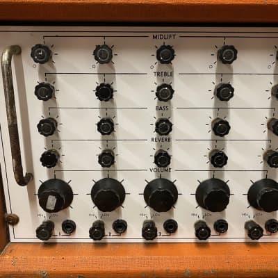 Vintage 1960s Orange Matamp 200w KT88 PA 5 Channel Mixer | Reverb