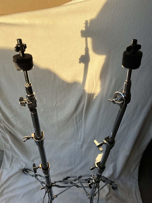 Ludwig classic 90s era - chrome cymbal stands light weight | Reverb