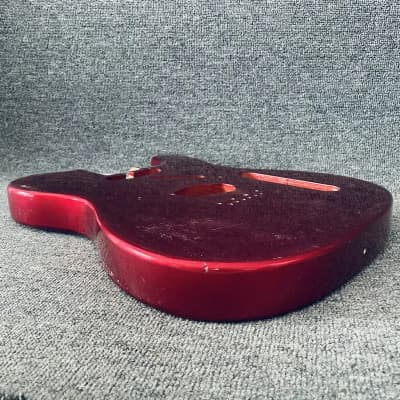 Metallic Red Tele Telecaster Style Guitar Basswood Body | Reverb