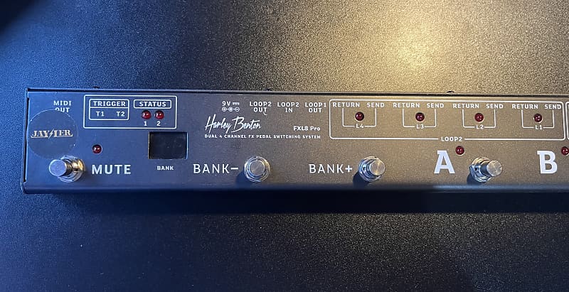 Harley Benton FXL8 Pro Guitar Pedal Switcher MIDI (JOYO | Reverb UK