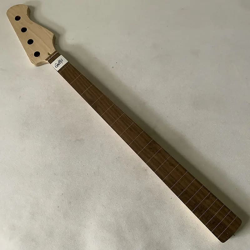 4 String Maple Wood Bass Guitar Neck, with Fretless | Reverb UK