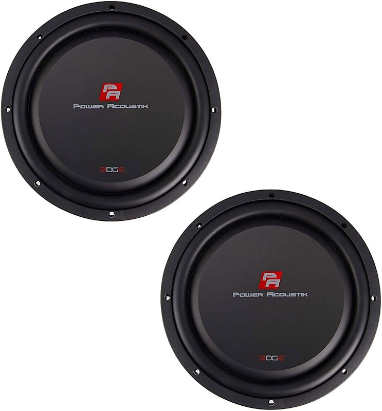 2 Power Acoustik EW-104S 10″ EDGE Shallow Series 2.5″ Depth | Reverb