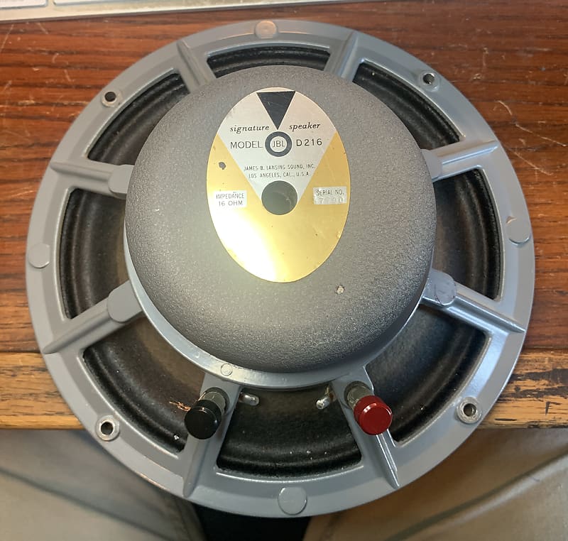 JBL Model D216 8” 16 OHM Full Range Speaker TESTED | Reverb